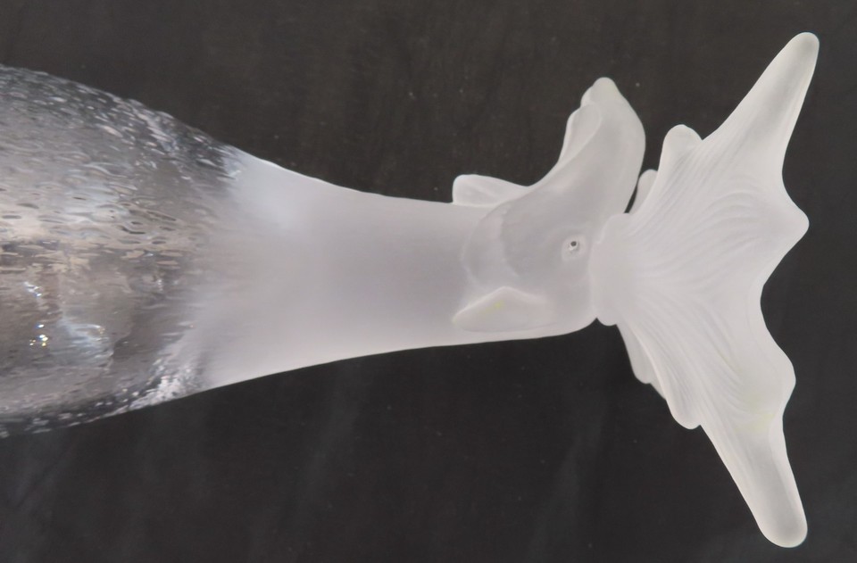 Vas Vitreum Elk Moose Frosted Beer Glass Mikael Kenlind Sweden 9.75 ...