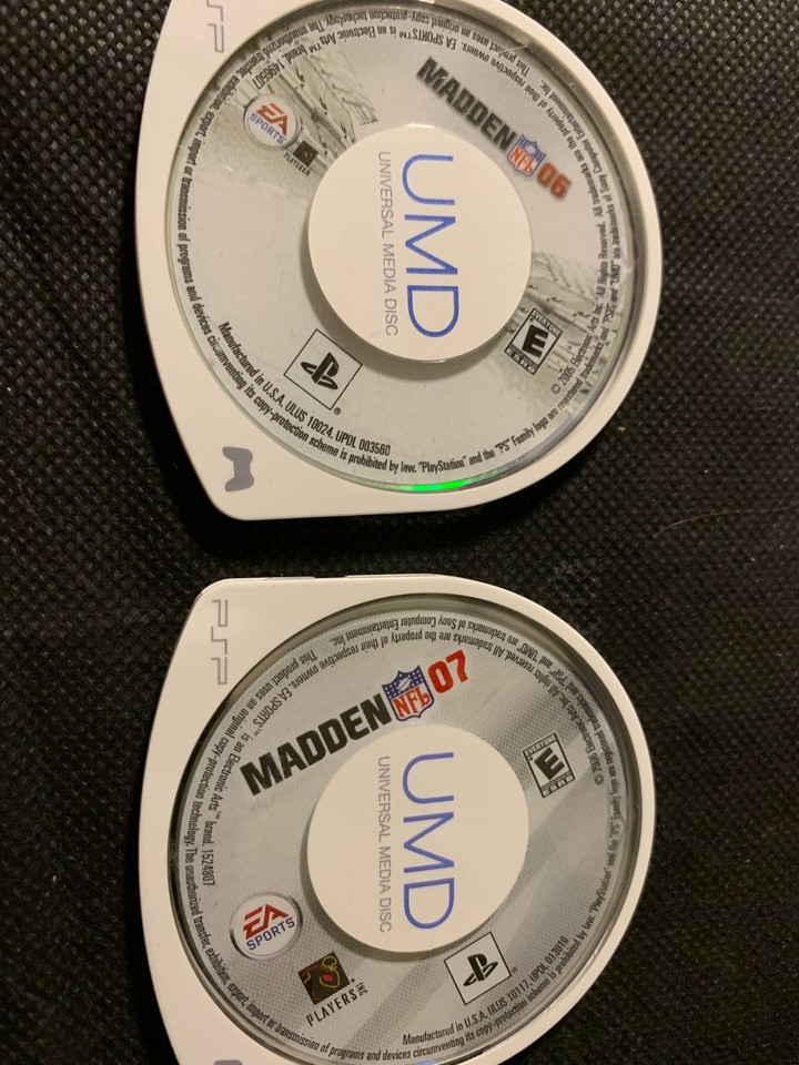 Lot of 4 Sony PSP Discs – Sudoku, Socom Bravo 2, Madden 06, 07 Free ...