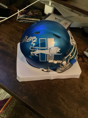 Amon Ra St Brown Autographed Detroit Lions Custom Mini Helmet - Beckett ...