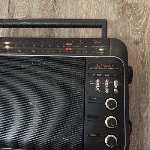 Vintage Radio GE Super Radio Long Range Hi Performance DX MN# 7-2887A ...