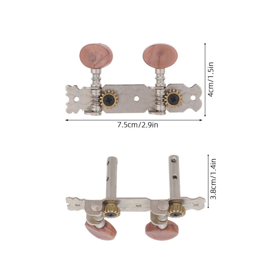 1 Set Ukulele Tuning Pegs - Guitar Tuning Peg Gear, Dual Position ...