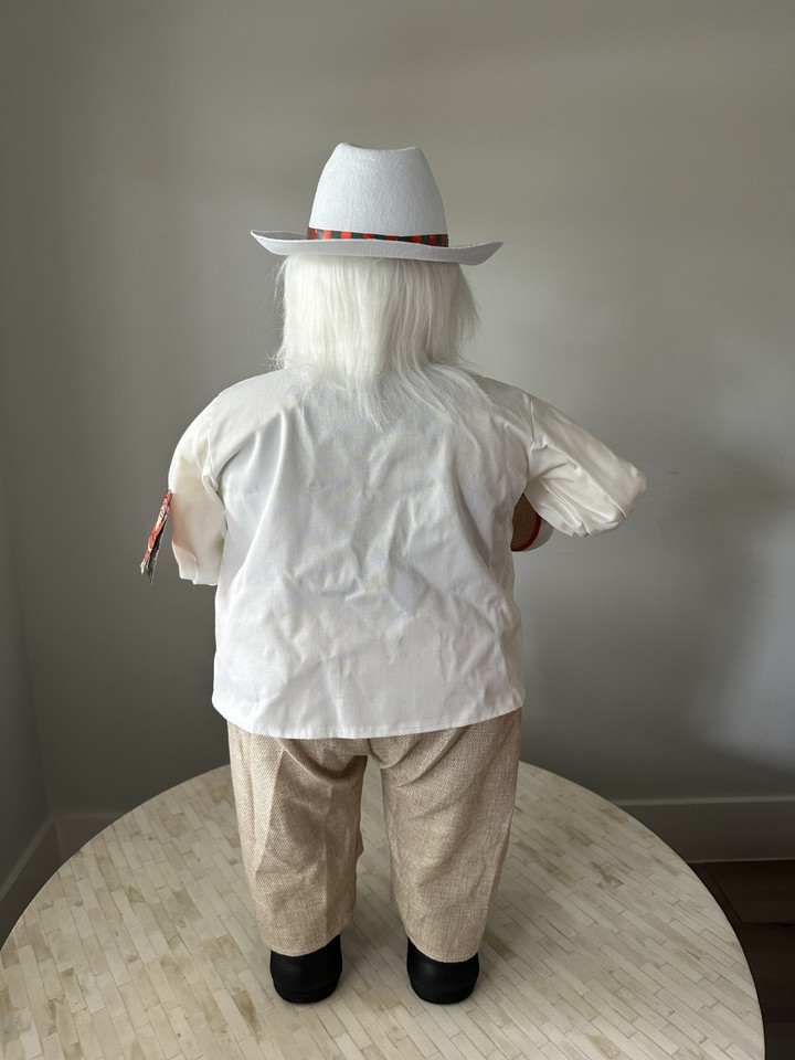New 32” Cuban Santa Claus holding Cuban Coffee, Dominos, & Cigar in ...