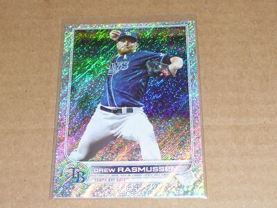 2022 Topps FACTORY SET WALMART FOILBOARD /875 DREW RASMUSSEN RAYS #482 ...