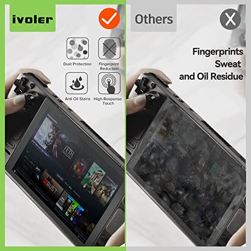 ivoler [2 Pack Screen Protector Matte Tempered Glass for Steam Deck 7 ...