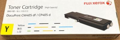 Genuine FUJI-XEROX Docuprint CM405 DF/CP405 D - YELLOW - TONER | eBay ...