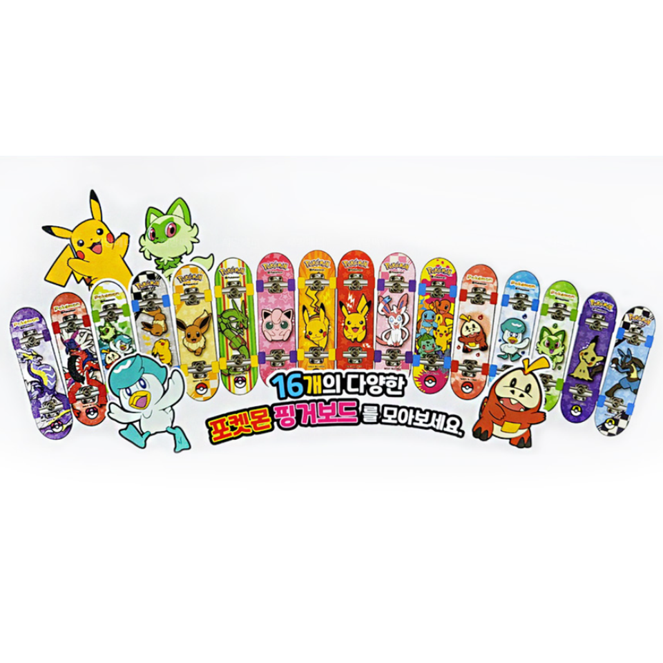 [ 24 Packs ] Pokemon Fingerboard Sweet Kids Candy - Include random ...