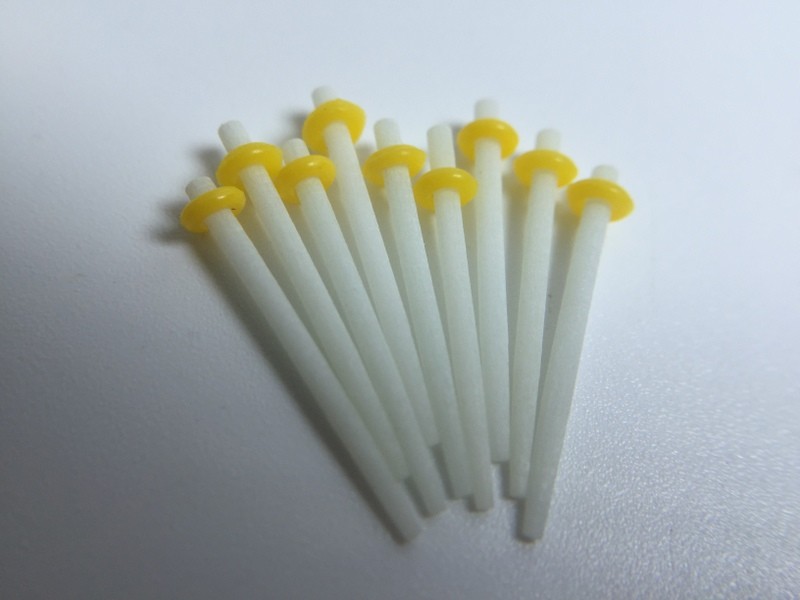 100* Dental Glass Straight Fiber Post Root Canal Pin Resin Post1.0/1.2/ ...