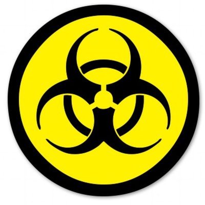 Biohazard Radioactive Danger Circle Car Vinyl Sticker - SELECT SIZE | eBay
