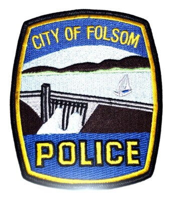 FOLSOM CALIFORNIA CA Sheriff Police Patch BRIDGE DAM WATERFALL SAILBOAT ...