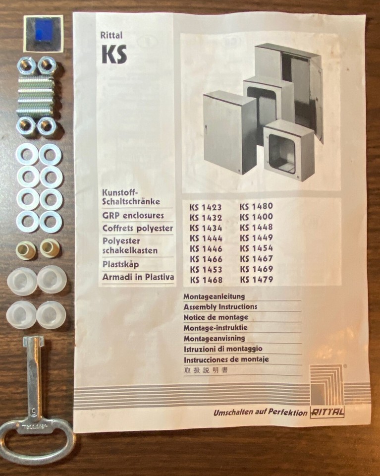 Rittal KS-1454 NEMA12 Plastic Enclosure w/ Viewing Window, 500mm x ...