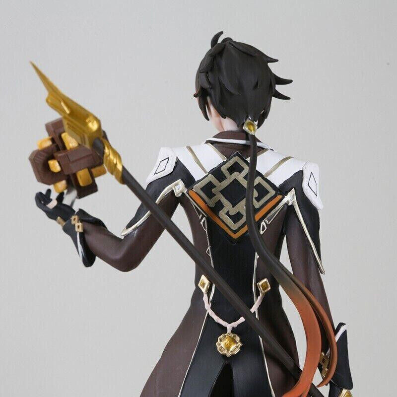 28cm Genshin Impact Zhongli Figure Toy PVC Collection Cosplay Model ...