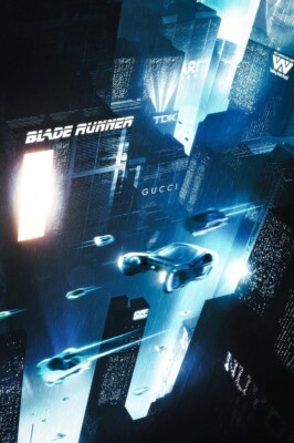 Blade Runner TDK Ridley Scott Movie Film Poster Giclee Print Art 24x36 ...