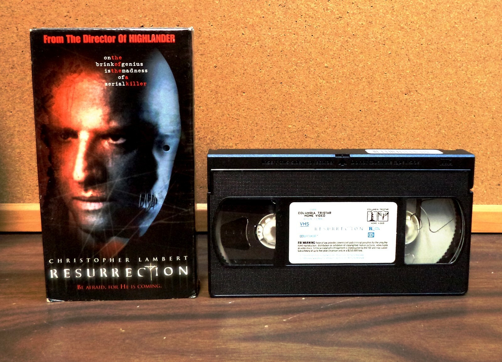 RESURRECTION (VHS 1999) Christopher Lambert, Barbara Tyson, Robert Joy ...