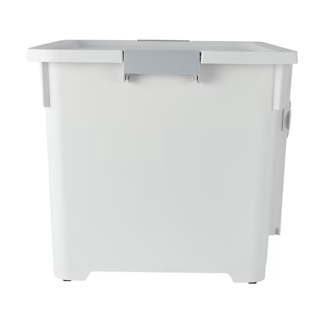 55L Storage Tub with Window Stackable Laundry Store Organiser 2-way ...