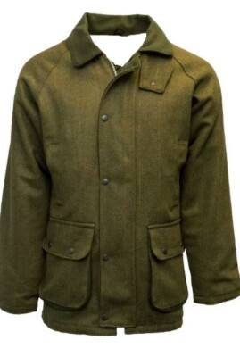 MENS TWEED FARMER STYLE ALL SEASON WATERPROOF AND INSULATED HUNTING ...