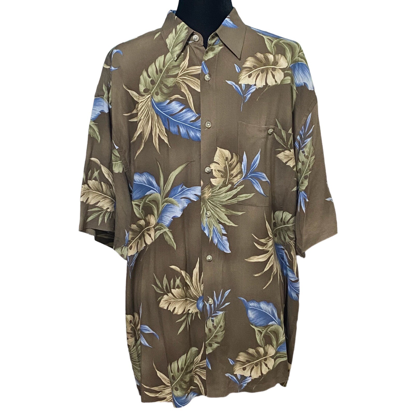 Campia Moda Floral Hawaiian Shirt Aloha Tropical Foli… - Gem