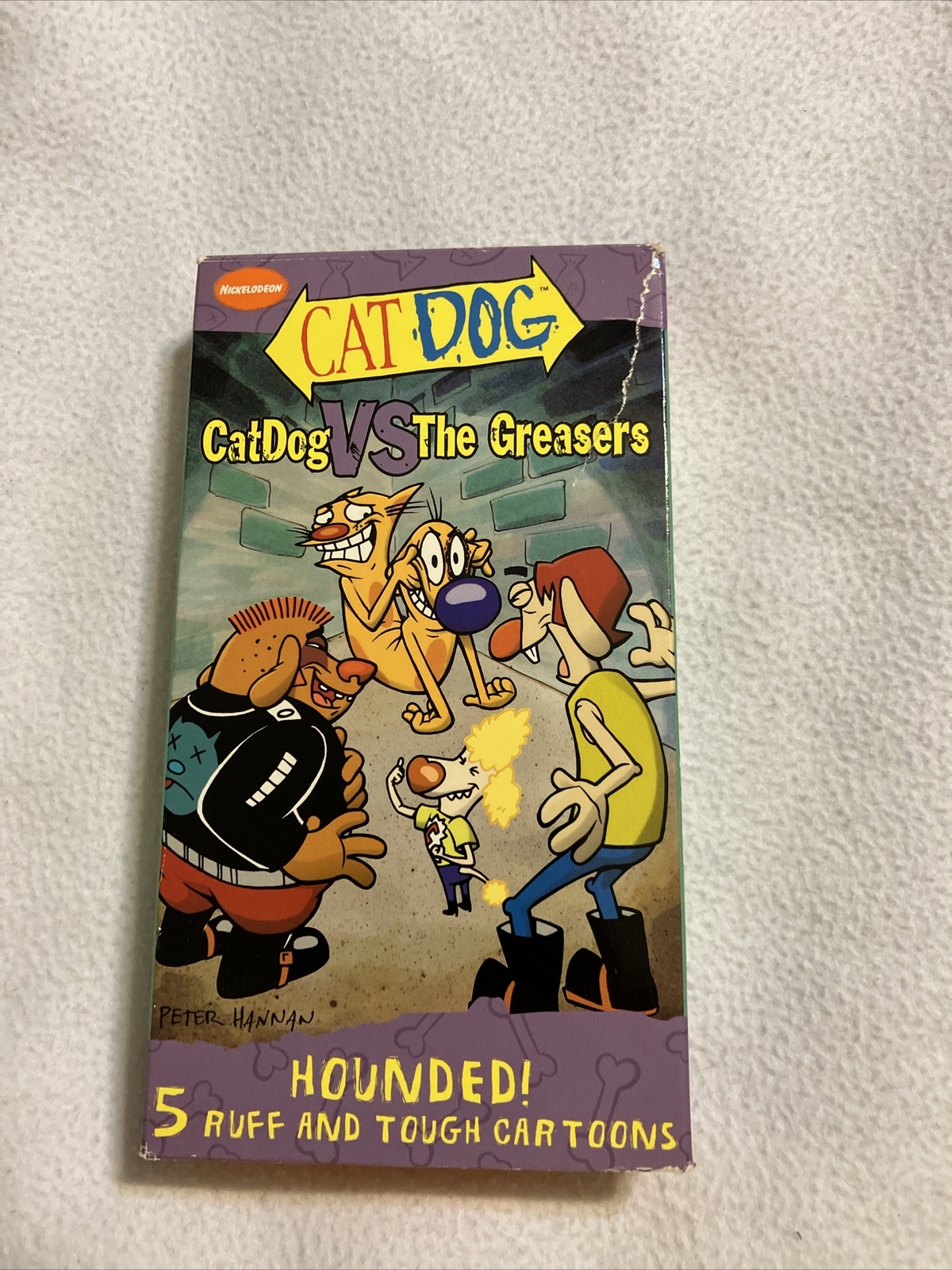 CatDog Vs. The Greasers (VHS, 1999) Nickelodeon Nick Jr Orange Tape ...