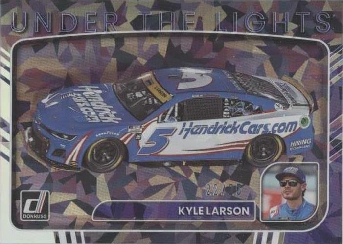 2023 Panini Donruss NASCAR - Under the Lights Kyle Larson #UL8 Cracked ...