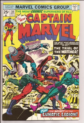Captain Marvel #38 VF- 7.5 Off-White Pages (1968 1st Series) (1) | eBay
