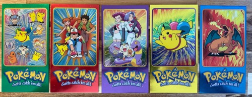 Charizard Pokémon Collector Card Set Topps Chrome Foil Animation Jumbo ...