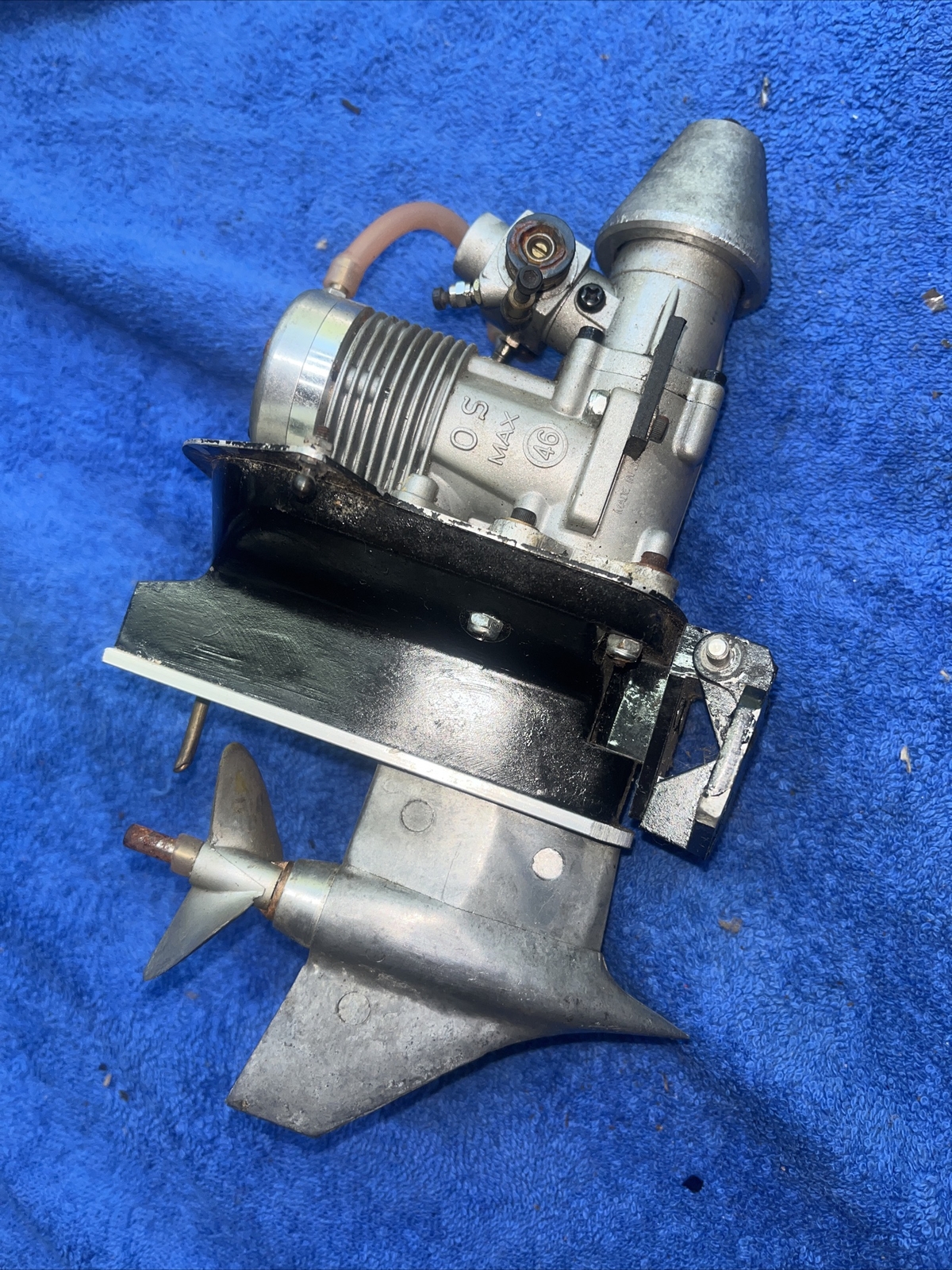 Vintage OS MAX 46 RC Outboard Engine With Lower Unit | eBay