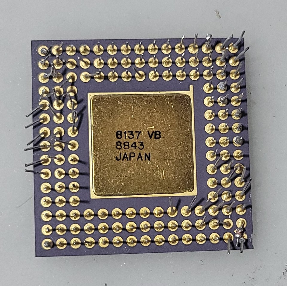 Vintage Rare Weitek XL-8137 100-GCD Processor Collection or Gold ...