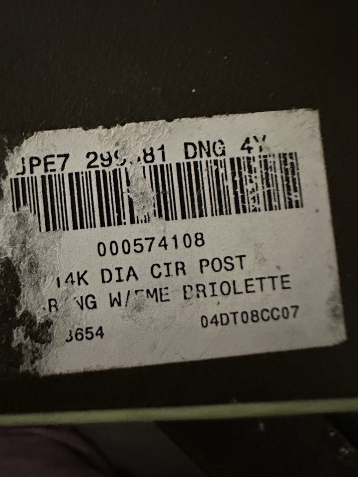 Ross Simons Vintage 14k Gold Briolette Beryl Emerald And Diamond ...