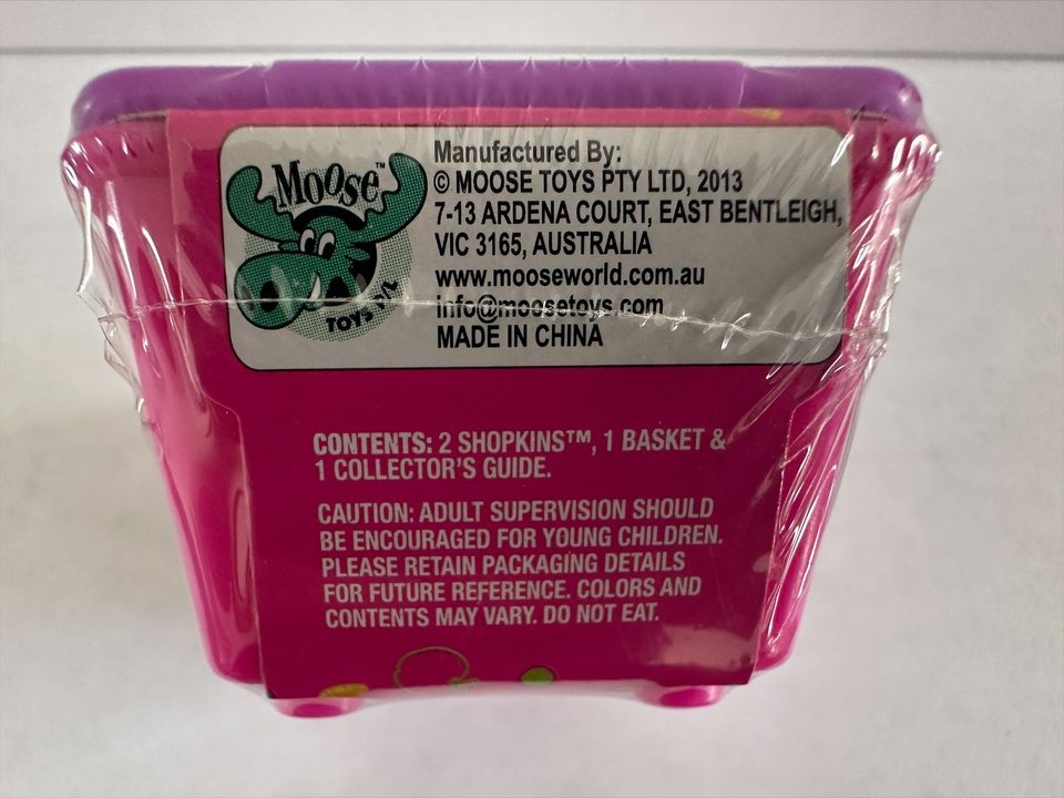 Shopkins Season 2 Blind Basket Pink Factory Sealed Moose Toys Unopened ...