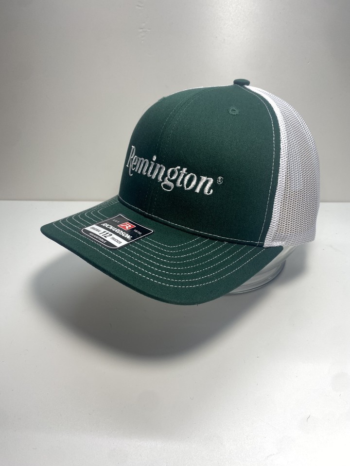 Remington Rifle Hunting Guns Forest Green/white Mesh Back Trucker Hat ...