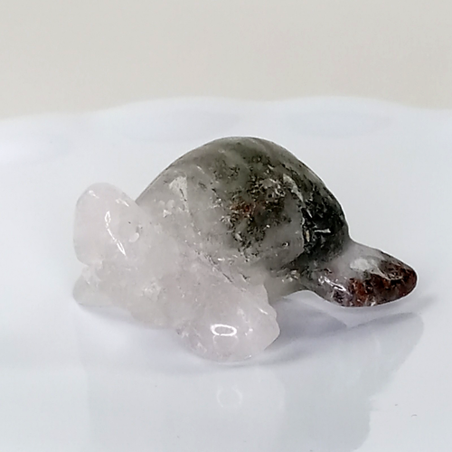 Garden Quartz Crystal Turtle Figurine Carving – 18g | A17 | eBay