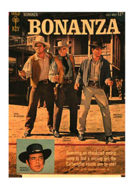 Bonanza #8 (Jun 1964, Western Publishing) for sale online | eBay