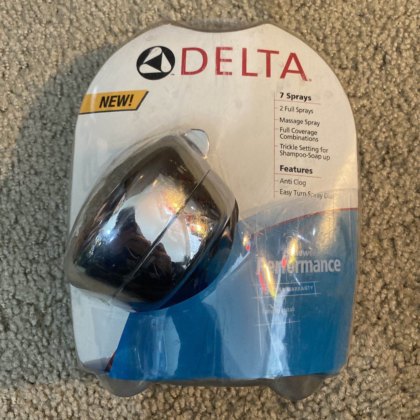 Delta Faucet Chrome 7-Set Showerhead 75760 for sale online | eBay