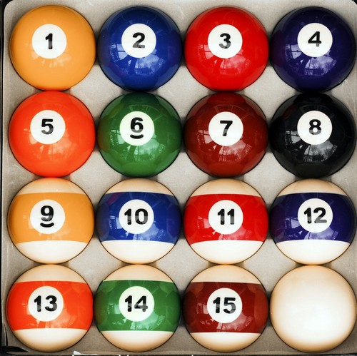 Iszy Billiards Pool Balls - 16 Piece Cue Ball Set for Pool Table and ...
