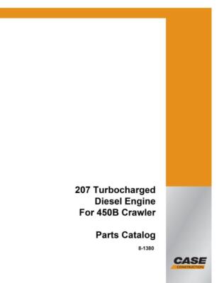 Case 207 Turbocharged Diesel Engine For 450B Crawler Parts Catalog ...