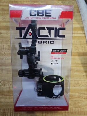 CBE Tactic Hybrid Sight 3 Pin .019 RH/LH 745167070137| eBay