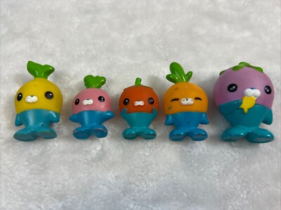 Octonauts Vegimals Complete Set Of 5, Tunip, Barrot, Tominnow, Grouber ...