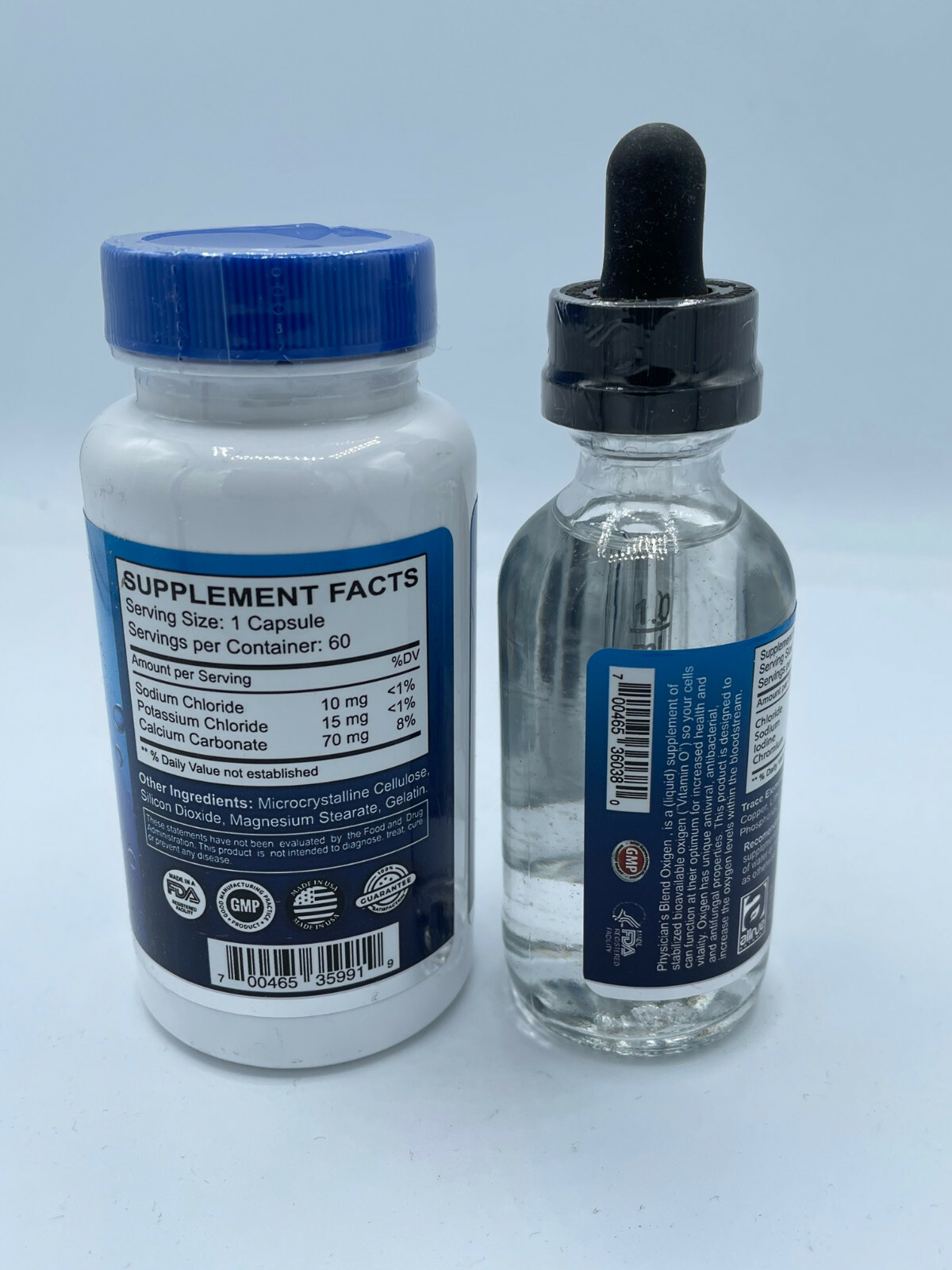 Kit Oxygen O2 capsules & drops promotes healthy oxygen levels oxigeno ...