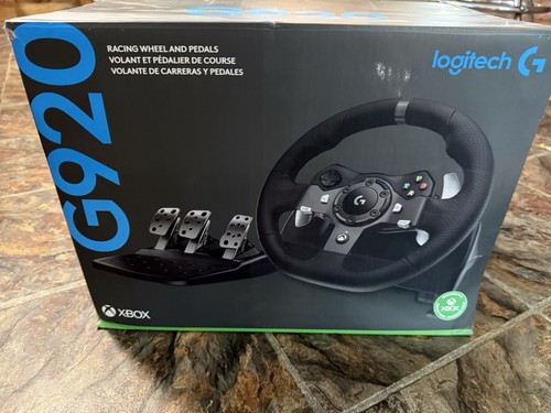 Logitech G920 Racing Wheel and Pedals for Xbox PC Complete w/ Box ...