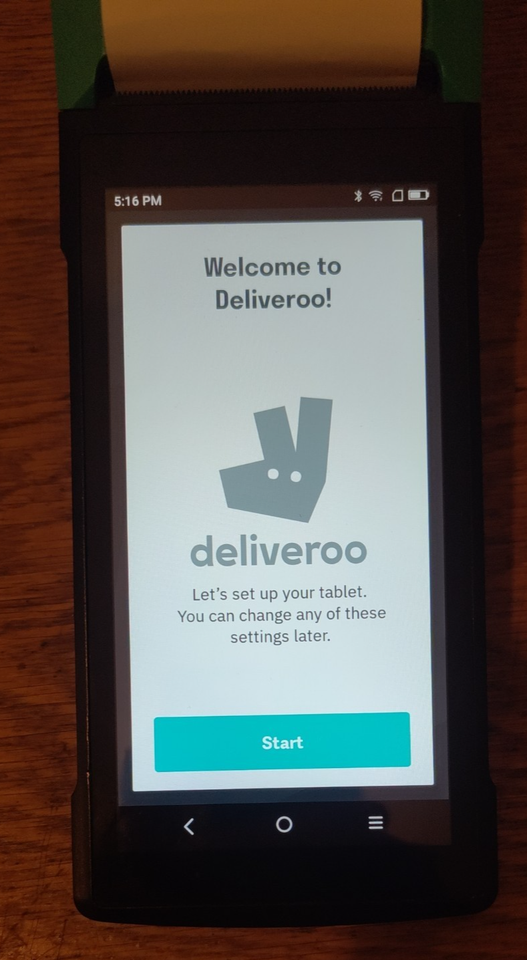 Deliveroo Sunmi V2 Handheld POS Terminal | eBay UK