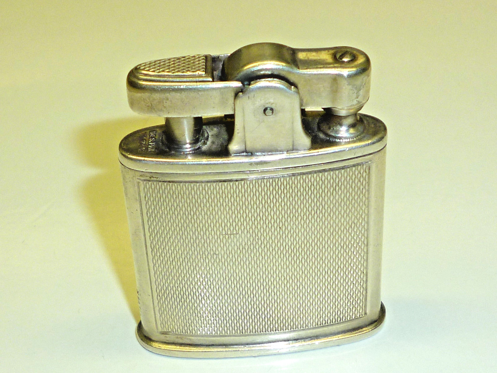 RONSON POCKET LIGHTER W. STERLING SILVER CASE - U.S. PAT. RE. NO 19023 ...