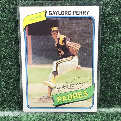1980 Topps #280 Gaylord Perry EXMT+ San Diego Padres VTG Baseball Card ...
