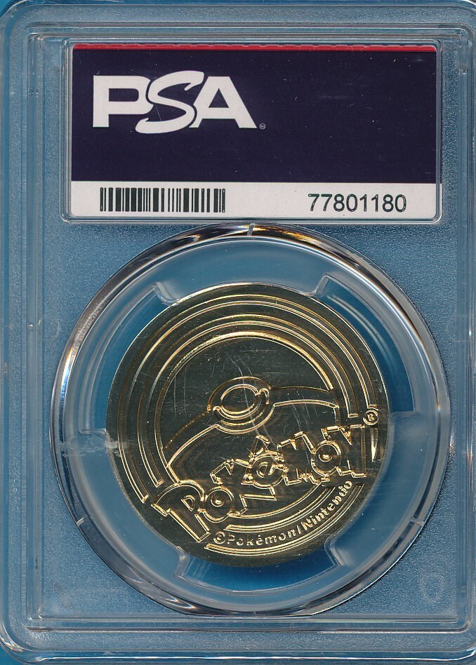 PSA 9 MINT CHARIZARD 2022 POKEMON COIN PROMO SWSH UPC GRADED DRAGON PM ...