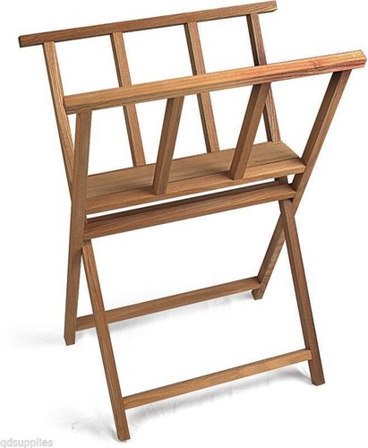 Wooden Print Storage Rack Print Browser Display Stand. Store Artwork ...