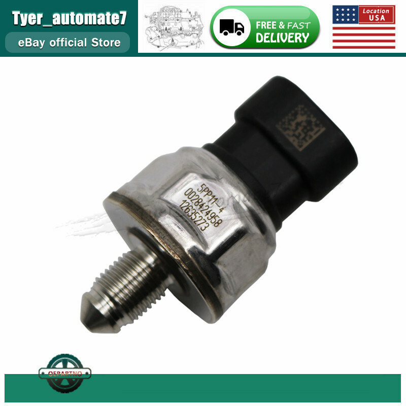 12635273 Fuel Injection Fuel Rail Pressure Sensor For GM Buick Cadillac ...