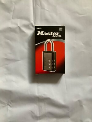 Locks - Master Lock Combination