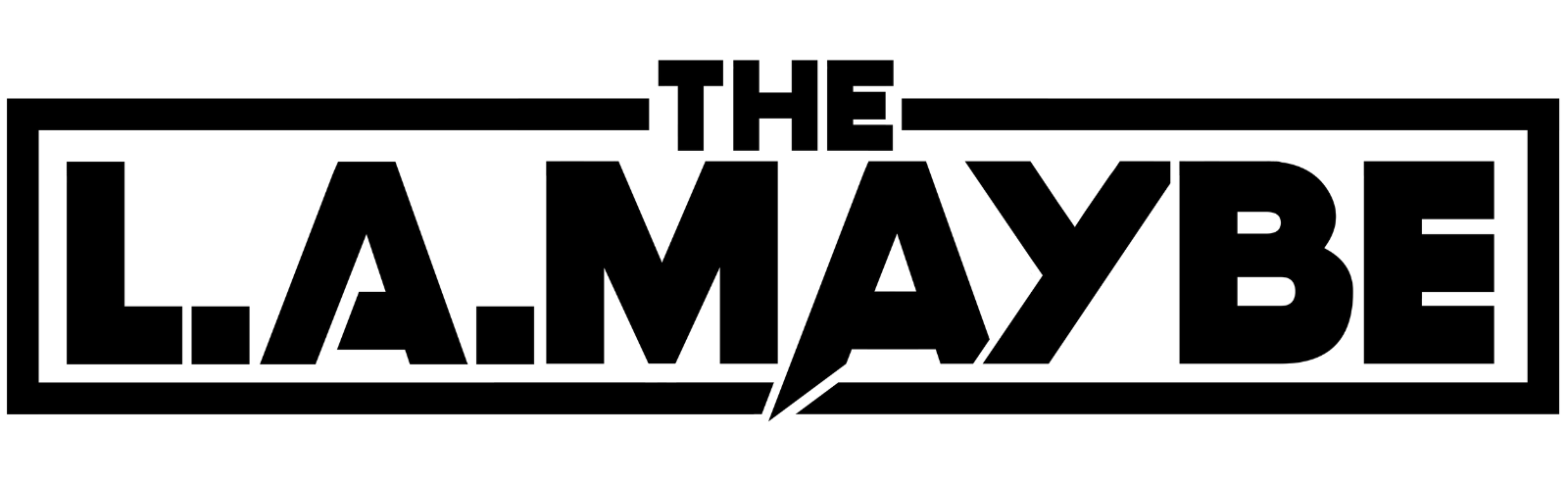 The L.A.Maybe Sticker Decal-Reflective/Metallic Color Car Laptop ...