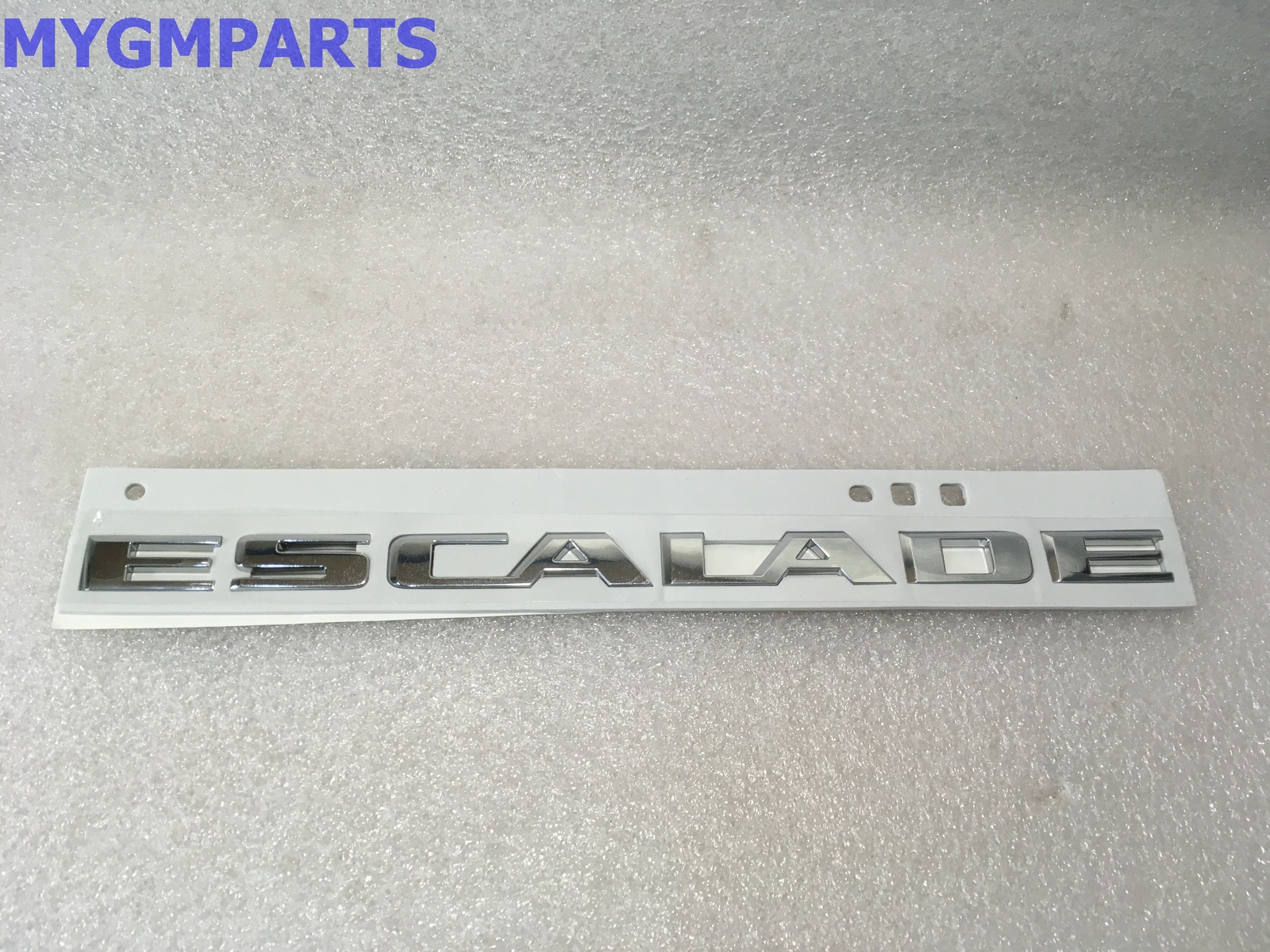 CHROME CADILLAC "ESCALADE" TAILGATE LIFT GATE EMBLEM 2015 NEW OEM GM ...