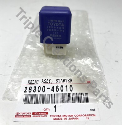 2830046010 Genuine Toyota Relay Assy Starter 28300-46010 OEM | eBay