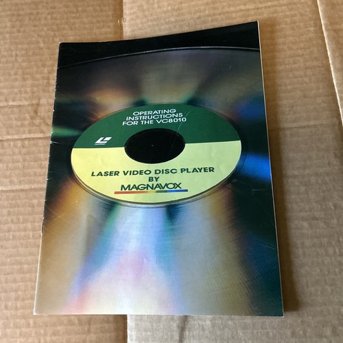 Original laser video disc player Magnavox VC8010 Arcade Video Game ...