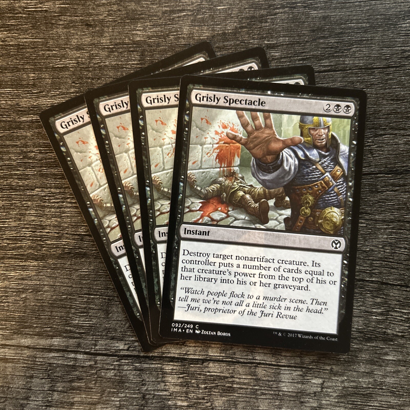 MTG Grisly Spectacle Iconic Masters 092/249 Regular Common for sale ...